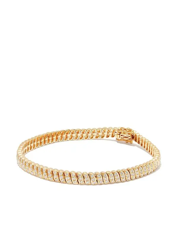 ANITA KO 18kt Yellow Zoe Diamond Bracelet - Gold