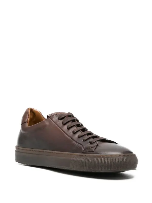 DOUCAL'S Lace-up Leather Sneakers