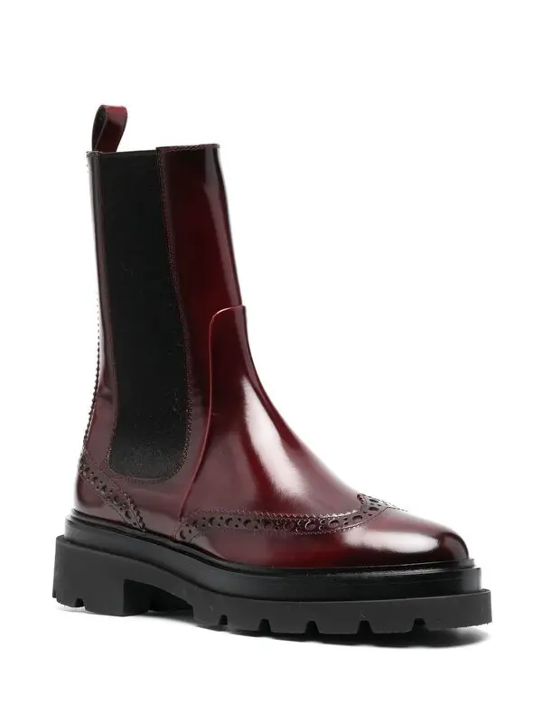 Santoni Oxford-panel Boots