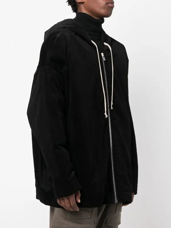 Rick Owens Drawstring Hoodie Jacket
