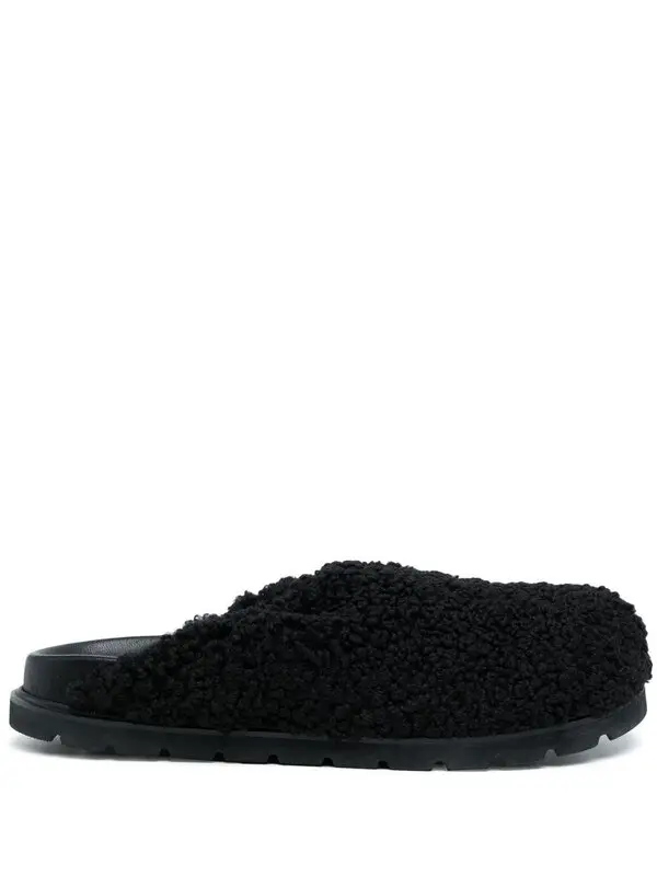 REIKE NEN Faux-fur Loafers - Black