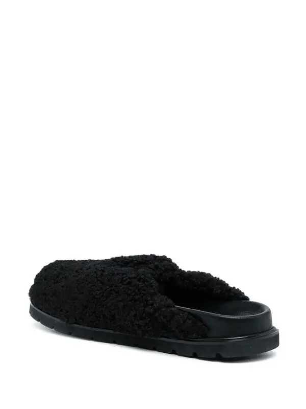 REIKE NEN Faux-fur Loafers - Black