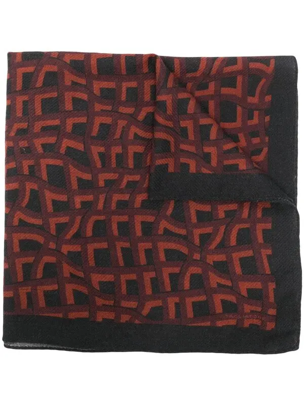 Tagliatore Graphic-print Scarf