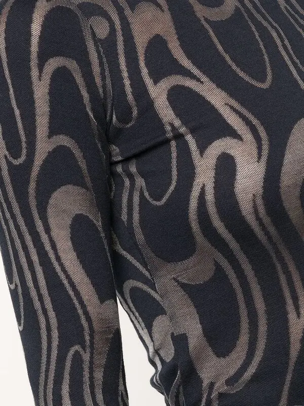 Eckhaus Latta Shrunk Turtleneck Top