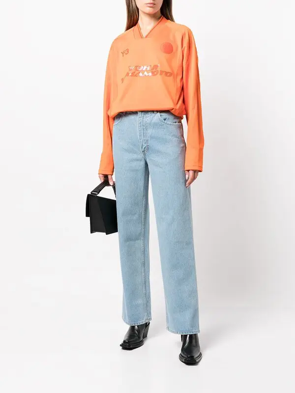 Eckhaus Latta Wide Leg Jeans