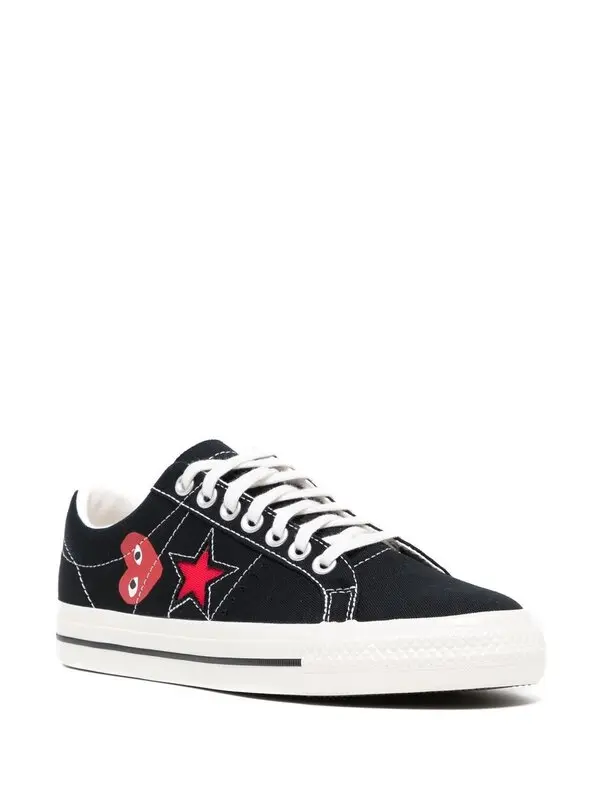 CONVERSE X COMME DES GARONS PLAY One Star Sneakers - Black