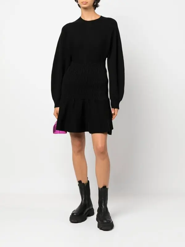 Maje Long-sleeve Knitted Dress