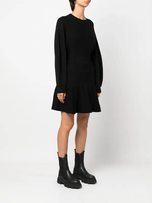 Maje Long-sleeve Knitted Dress