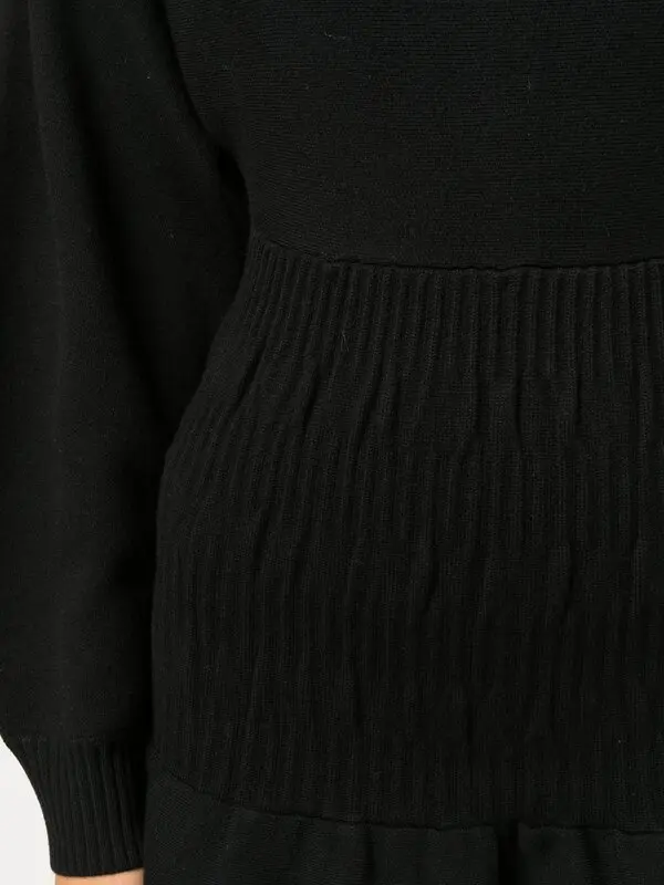 Maje Long-sleeve Knitted Dress