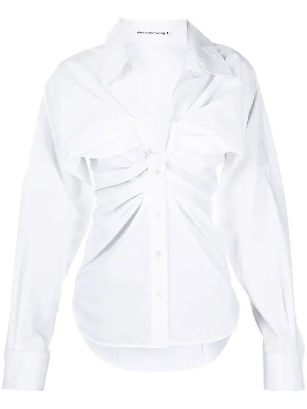 Alexander Wang Twist Front Shirt Dress