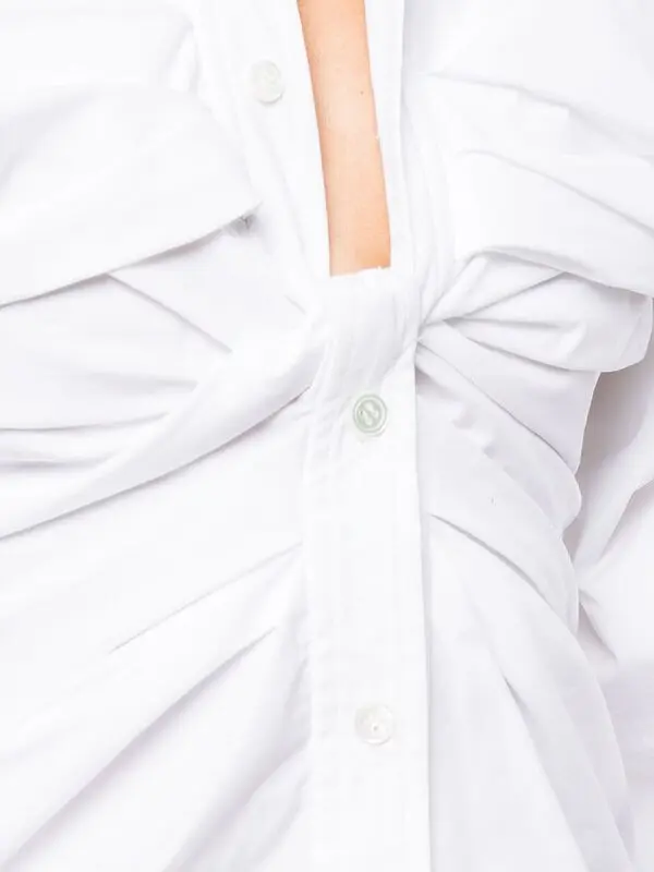 Alexander Wang Twist Front Shirt Dress