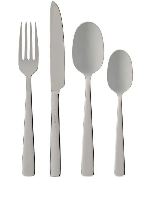 Dolce & Gabbana Inox Flatwear Cutlery Four-piece-set - Silver