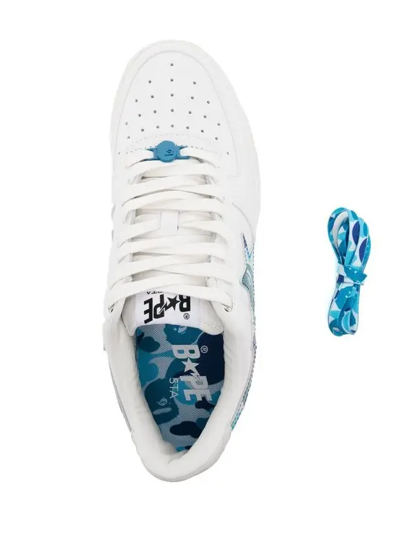 A BATHING APE Sta Low-top Leather Sneakers