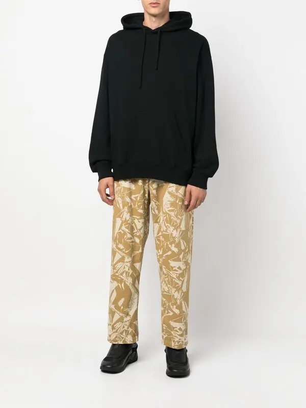 Aries Graphic-print Cotton Twill Trousers