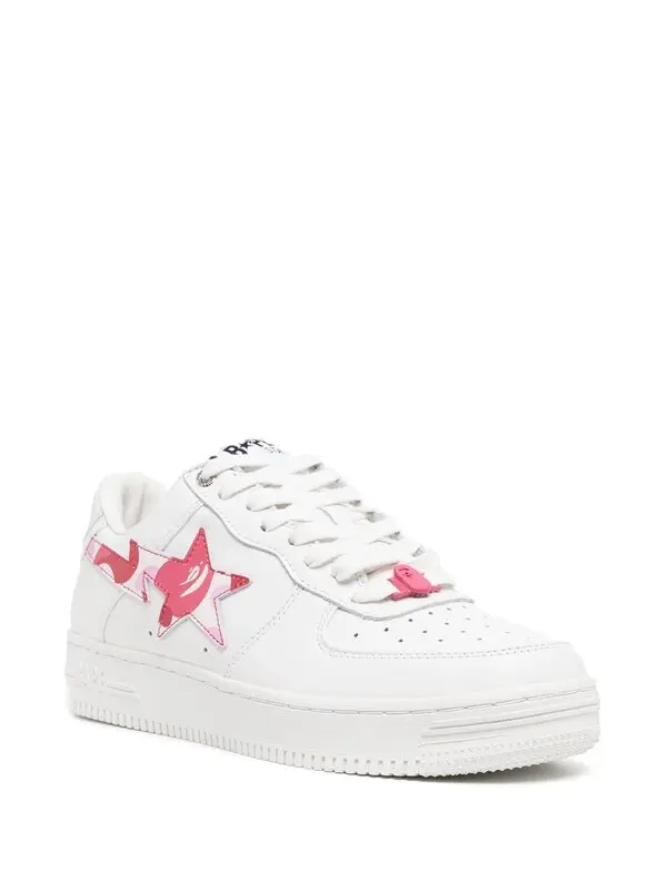 A BATHING APE Sta Low-top Leather Sneakers