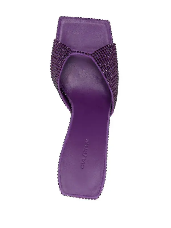 GIABORGHINI Glass-crystal Embellished Sandals