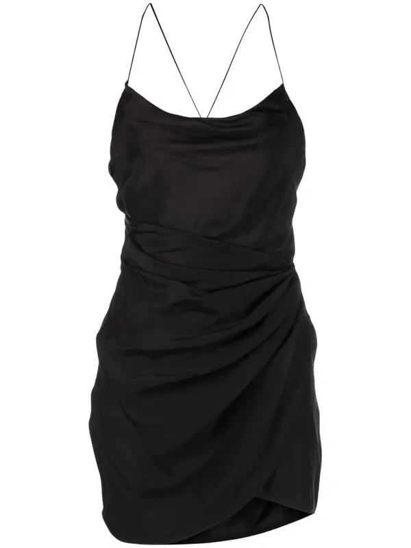 Gauge81 Asymmetrical Gathered Mini Dress