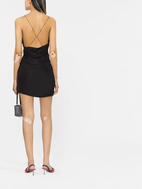 Gauge81 Asymmetrical Gathered Mini Dress