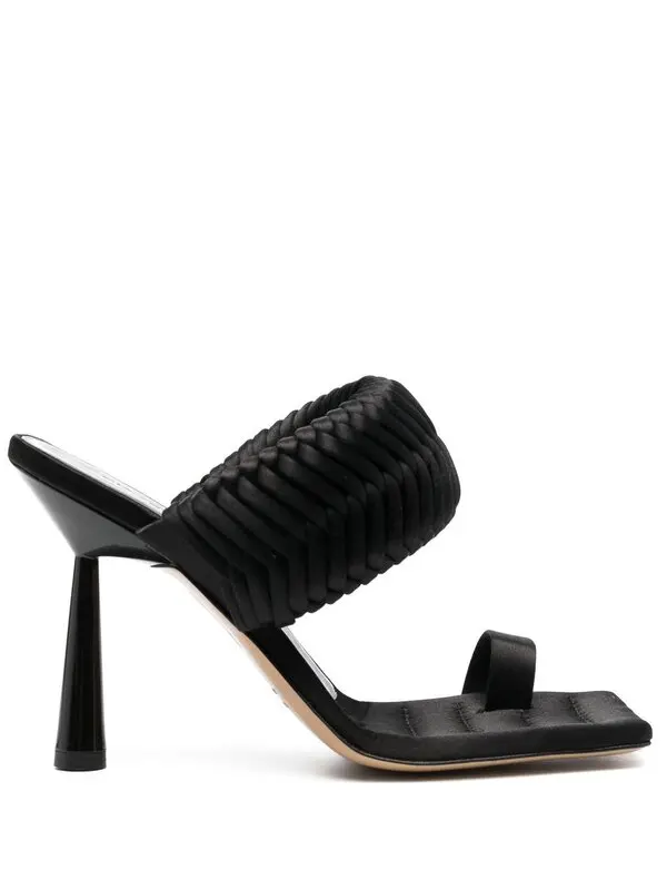 GIABORGHINI 115mm Leather Heeled Sandals