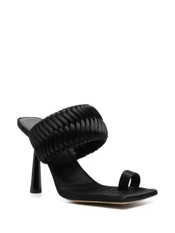 GIABORGHINI 115mm Leather Heeled Sandals