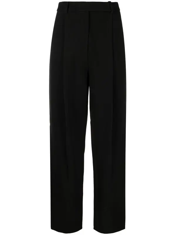 SELF-PORTRAIT High-waist Straight Trousers