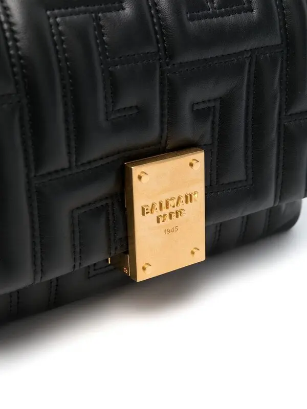 Balmain 1945 Quilted Shoulder Bag