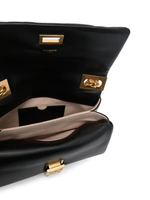 Balmain 1945 Quilted Shoulder Bag