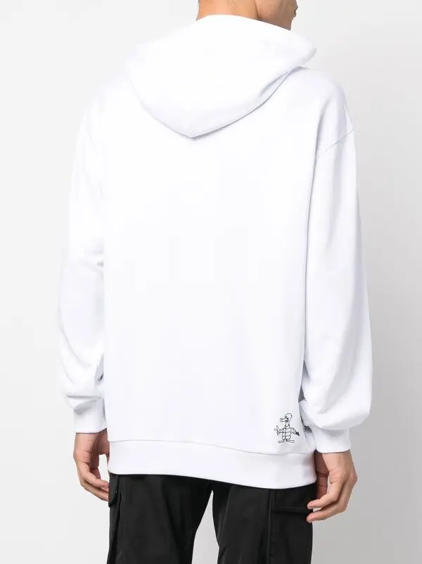 Moncler Duck-print Cotton Hoodie