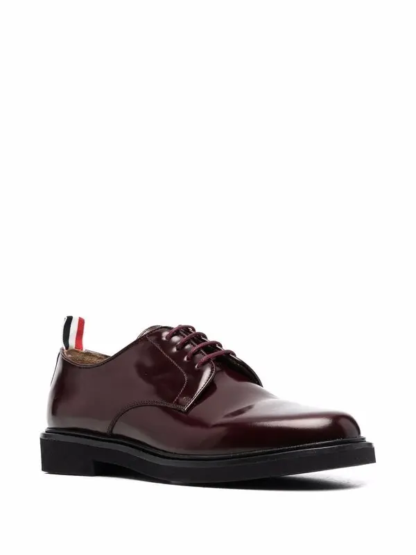 Thom Browne Rwb Tap Derby Shoes - Red