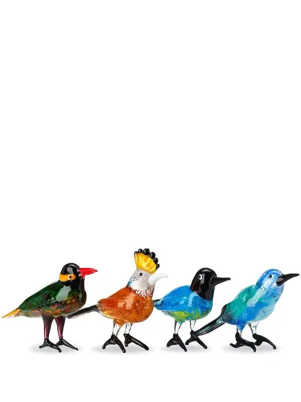POLSPOTTEN Paradise Birds Figures - Green