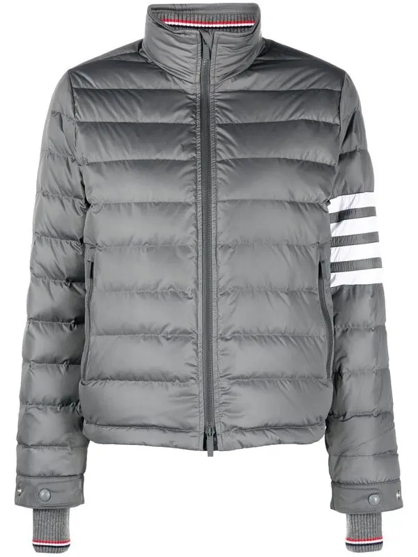 Thom Browne 4-bar Stripe-intarsia Funnel-neck Ski Jacket