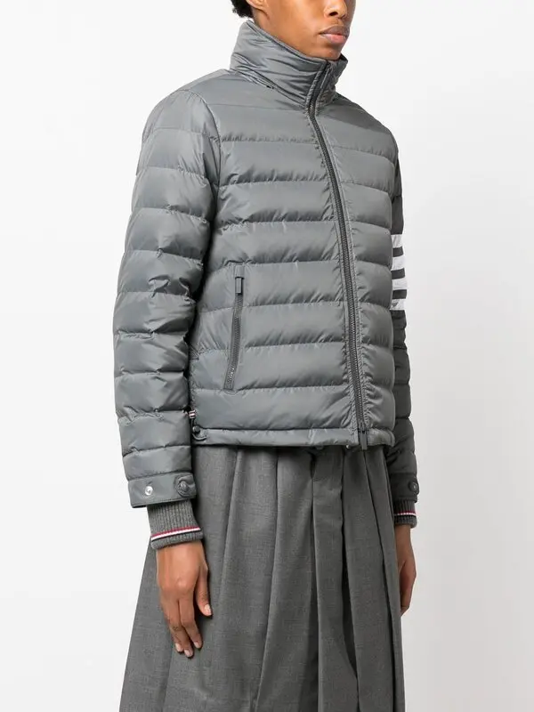Thom Browne 4-bar Stripe-intarsia Funnel-neck Ski Jacket