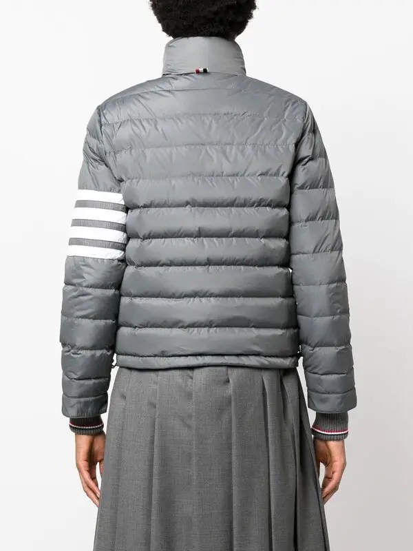 Thom Browne 4-bar Stripe-intarsia Funnel-neck Ski Jacket