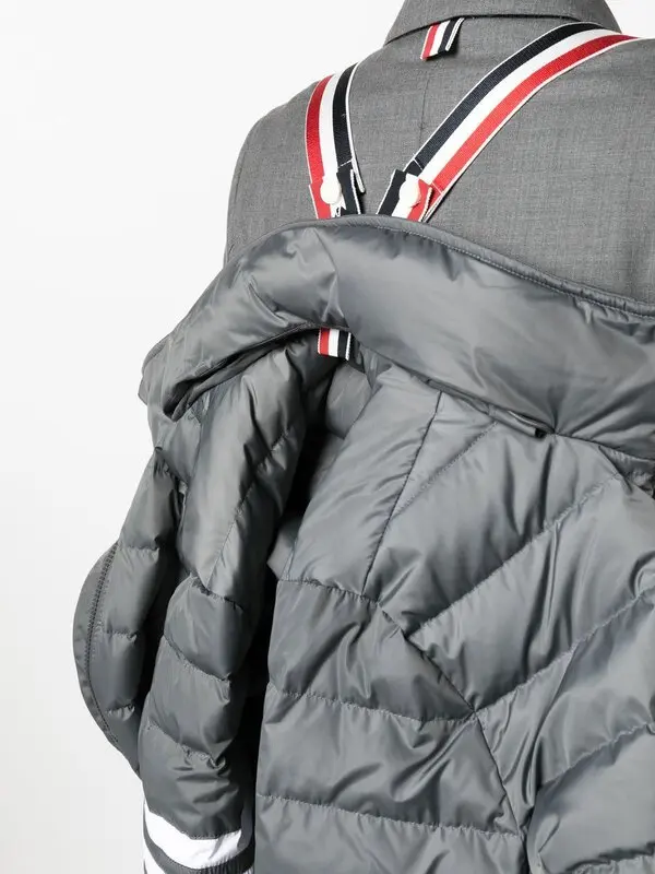 Thom Browne 4-bar Stripe-intarsia Funnel-neck Ski Jacket