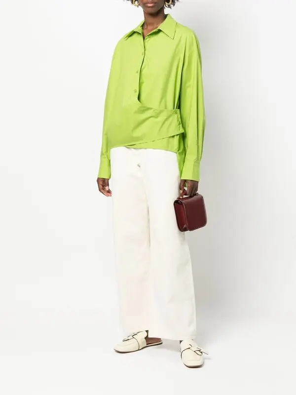 LOW CLASSIC Wrap-around Shirt