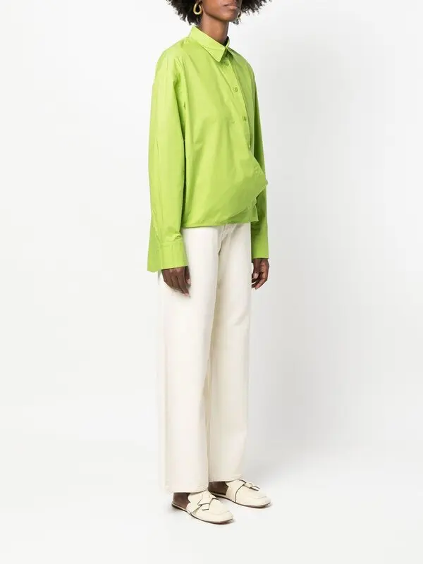 LOW CLASSIC Wrap-around Shirt
