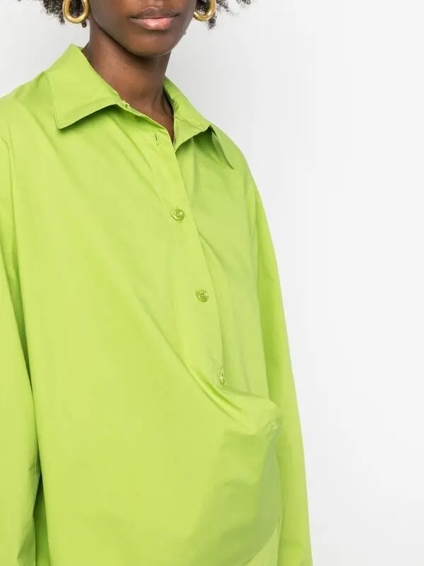 LOW CLASSIC Wrap-around Shirt