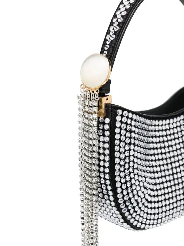 Magda Butrym Crystal-embellished Shoulder Bag - Black