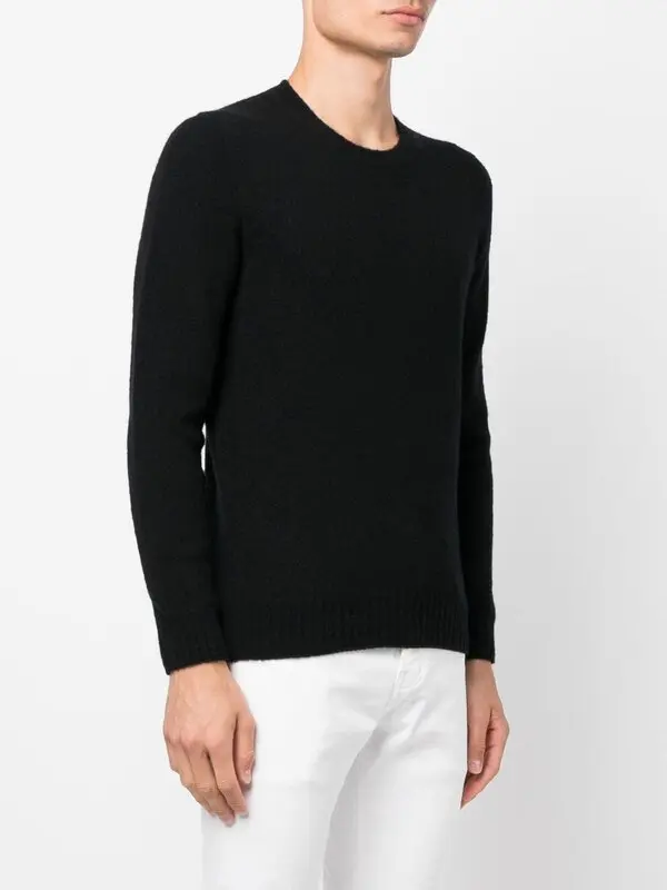 DRUMOHR Crew-neck Wool Jumper - Black