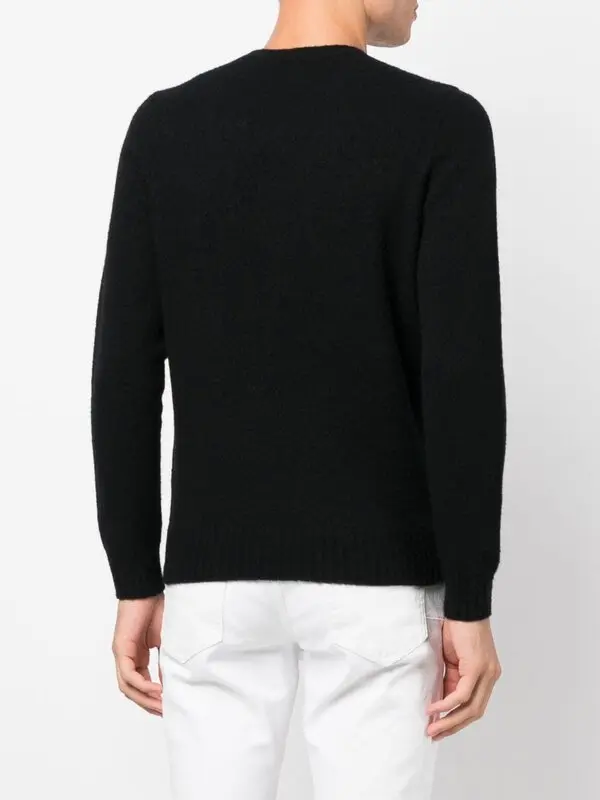 DRUMOHR Crew-neck Wool Jumper - Black
