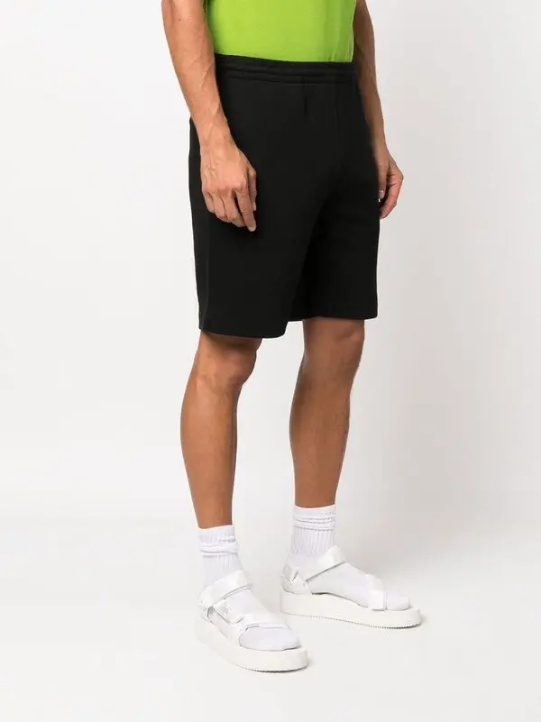 Lacoste Logo-patch Track Shorts - Black