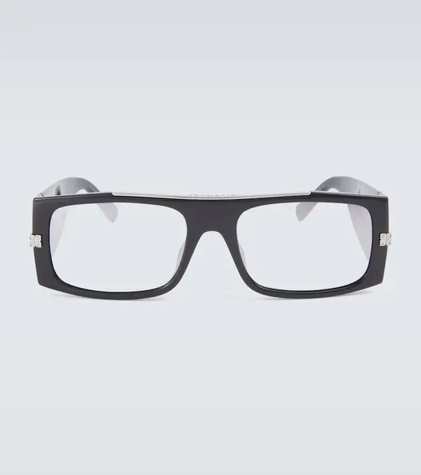 Givenchy 4g Rectangular Sunglasses - Black