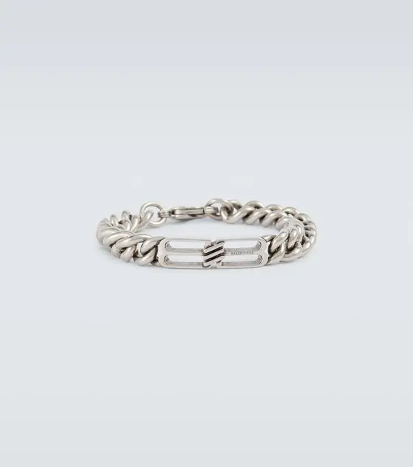 Balenciaga Bb Brass Bracelet