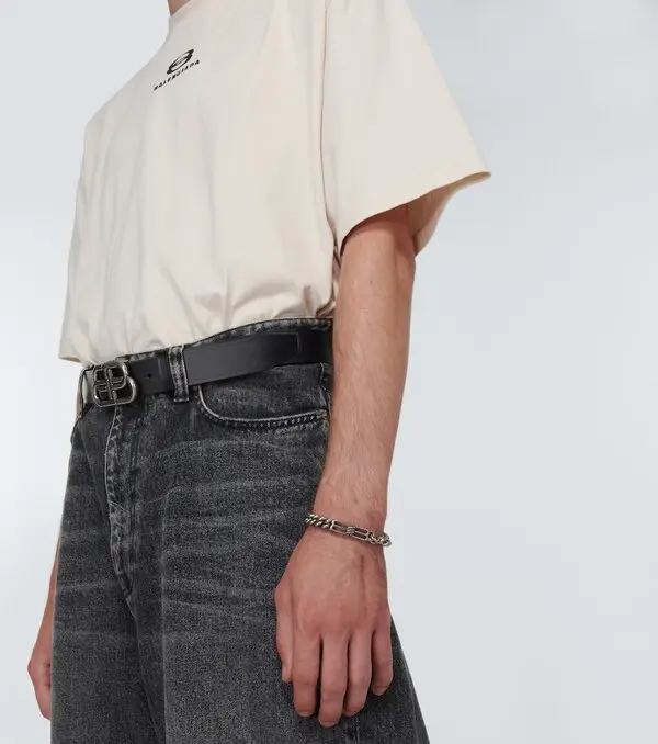 Balenciaga Bb Brass Bracelet
