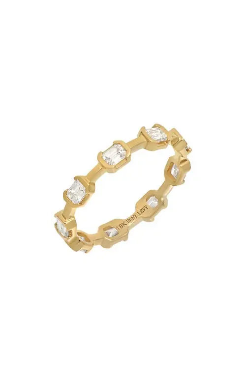 Bony Levy Varda Baguette Diamond Eternity Ring - 18k Yellow Gold