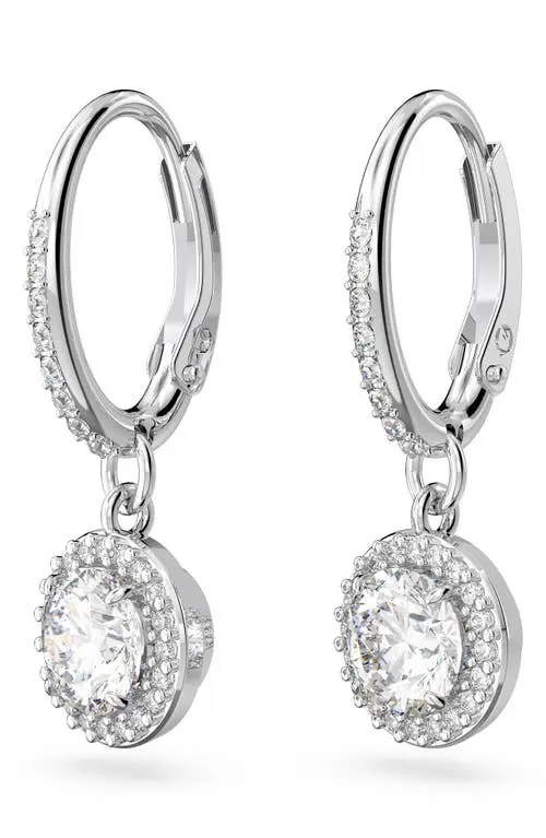 SWAROVSKI Una Drop Earrings - Silver
