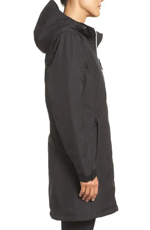 Helly Hansen Belfast Long Waterproof Winter Rain Jacket - Black