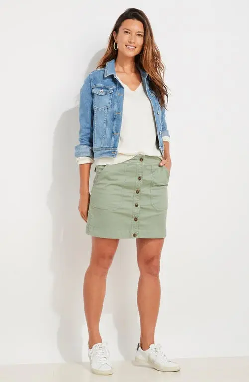 Vineyard Vines Stretch Twill Mini Skirt