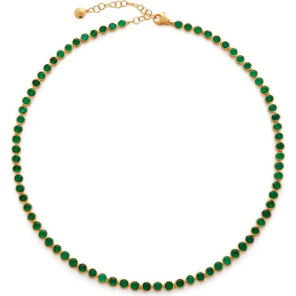 Monica Vinader X Kate Young Tennis Necklace - Yellow Gold