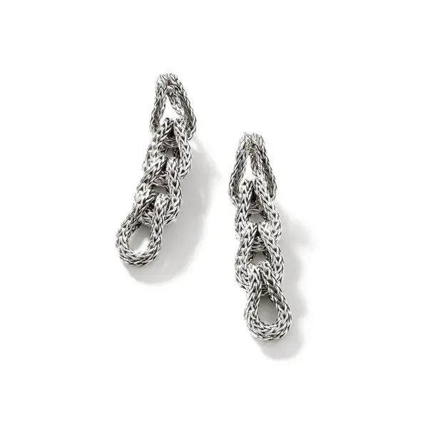 John Hardy Surf Link Earrings